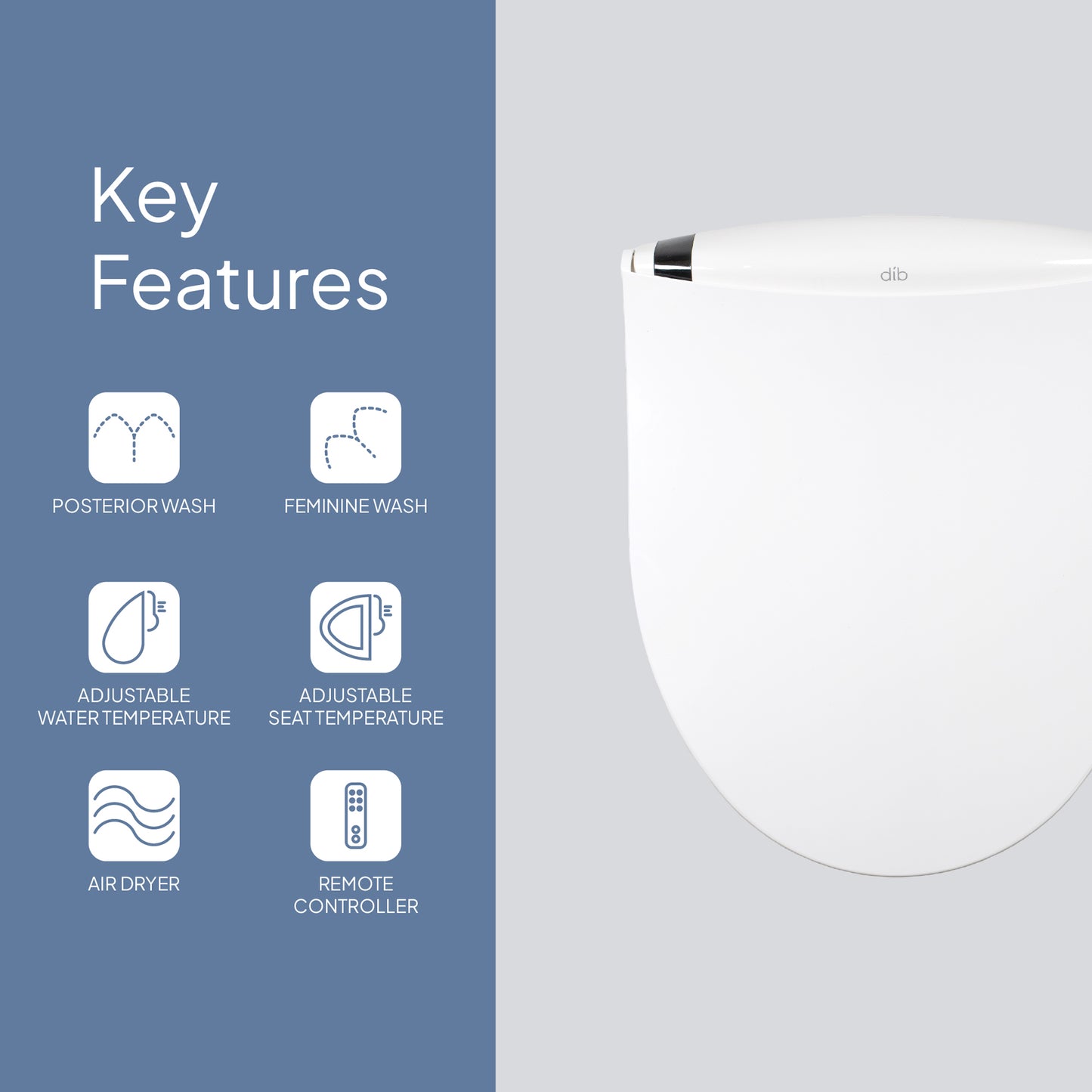 DIB C450R Electric Bidet Seat | Bidets Online